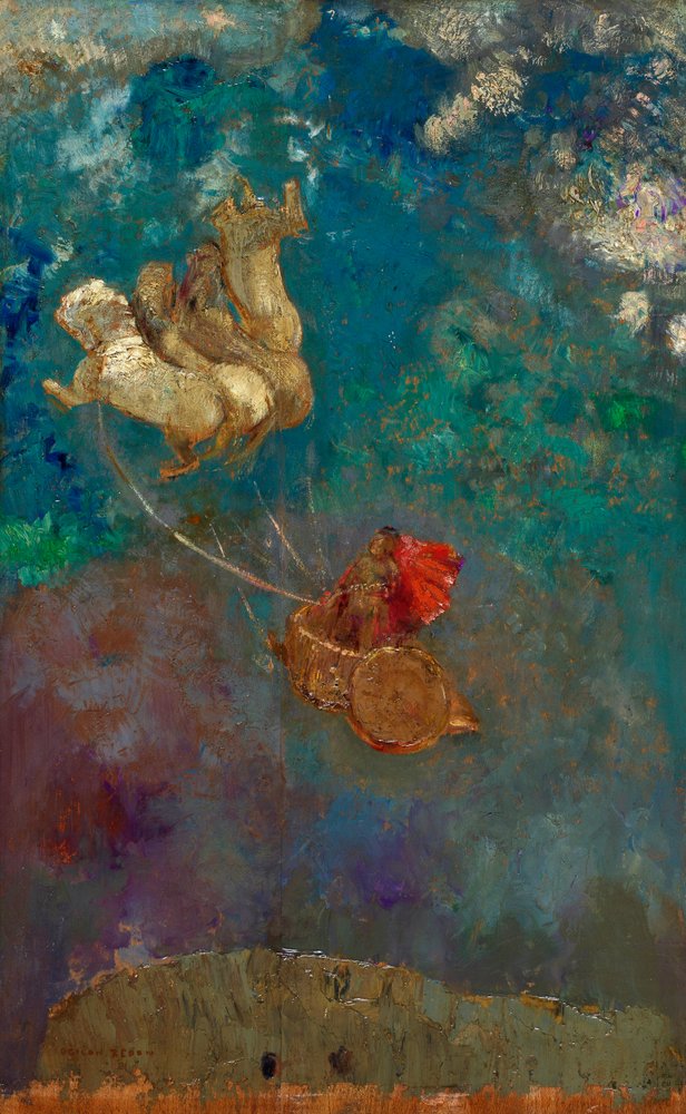 The Chariot of Apollo, 1907-10 by Odilon Redon
